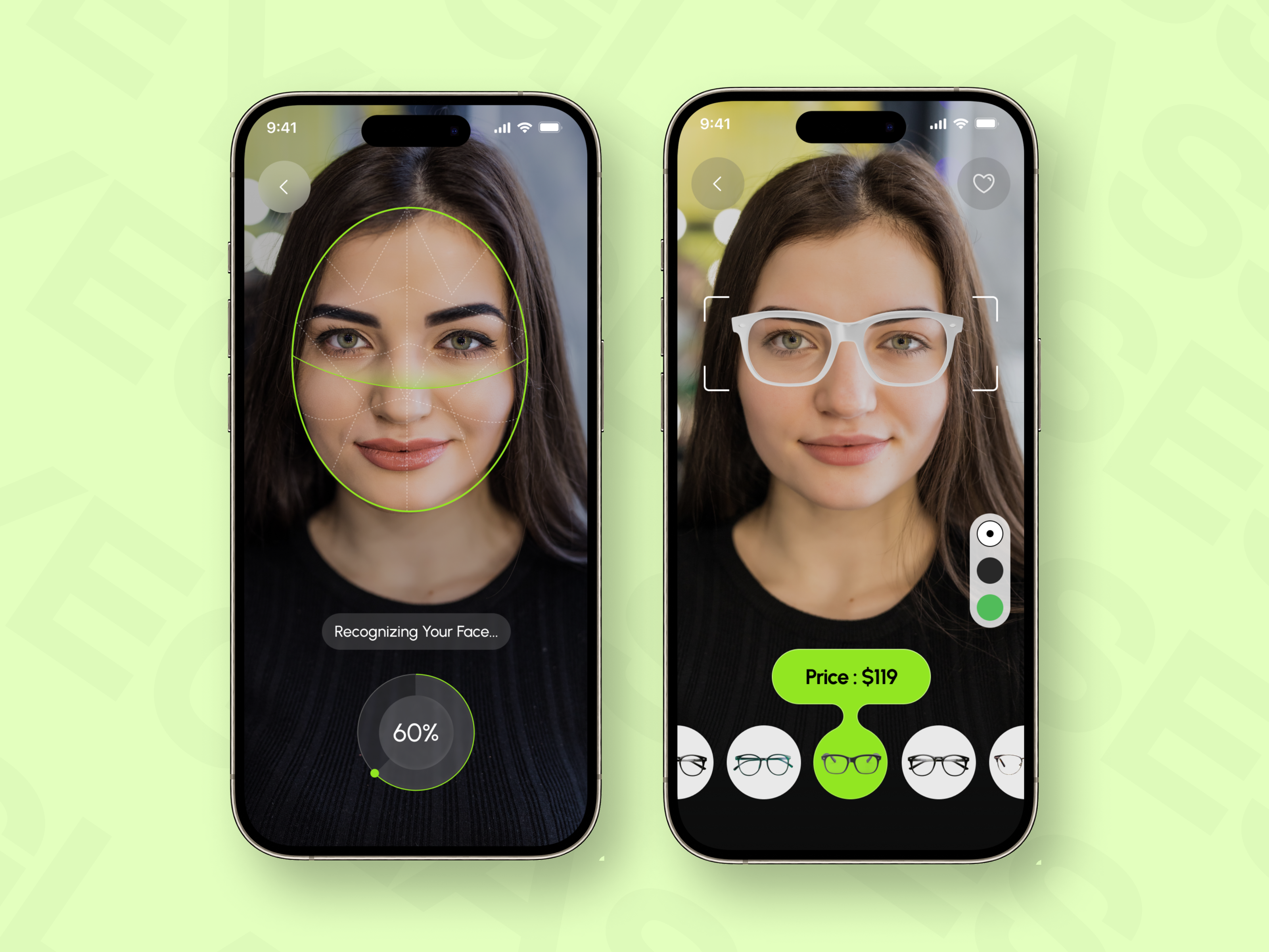 Eyeglass - Eyewear AI Mobile App UI by MQoS UI/UX for MultiQoS on Dribbble