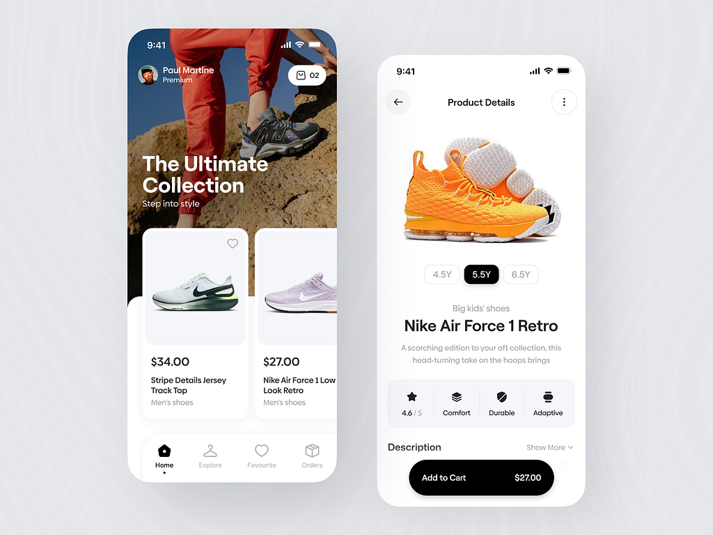 E-commerce Mobile App by Orix Creative on Dribbble
