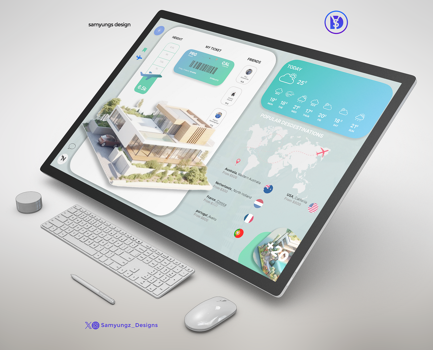 TRAVEL APP || UI DESIGN by Yung UIUX on Dribbble