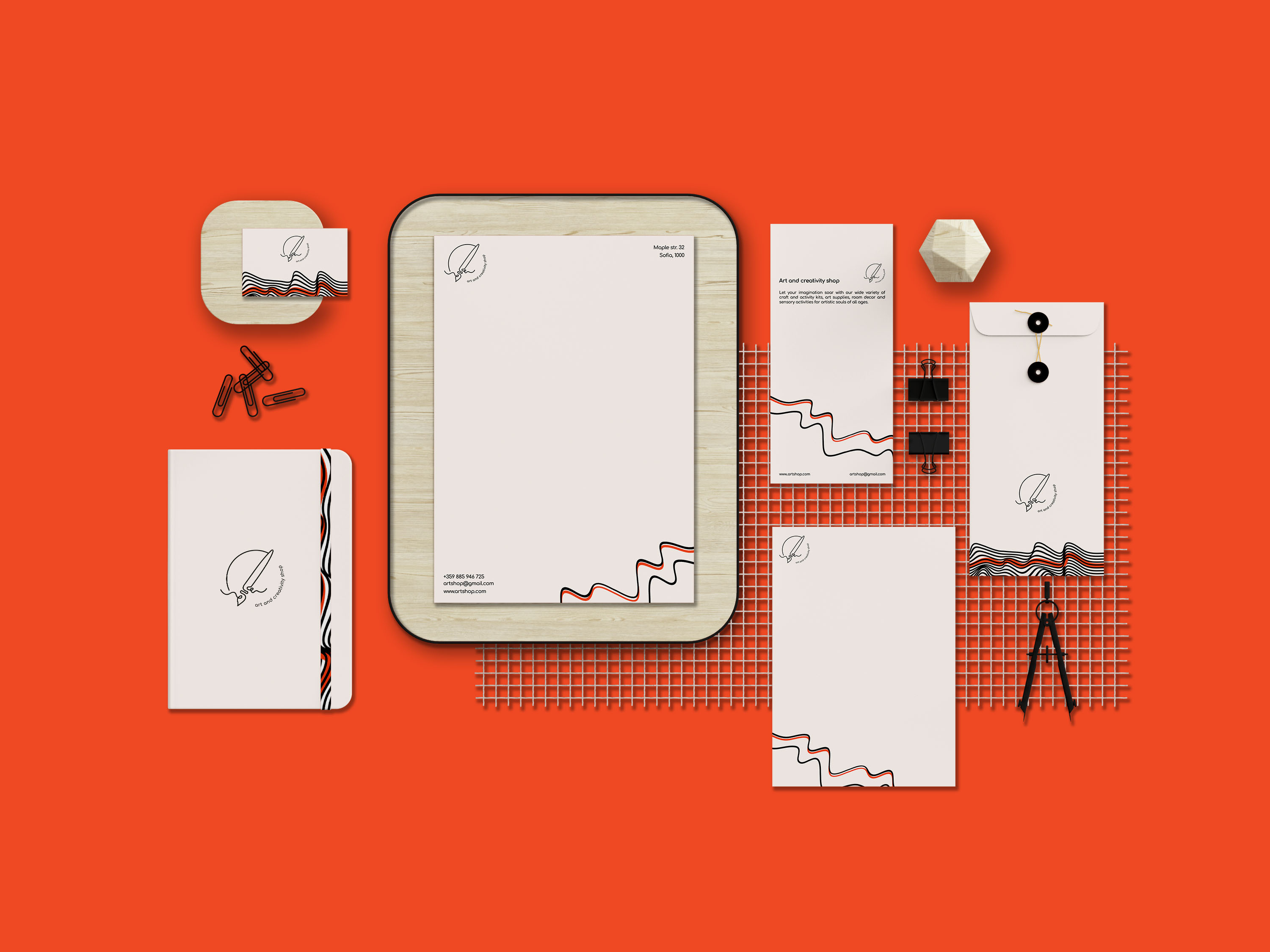Art and creativity shop by Nadia Marinova - Kudritzki on Dribbble