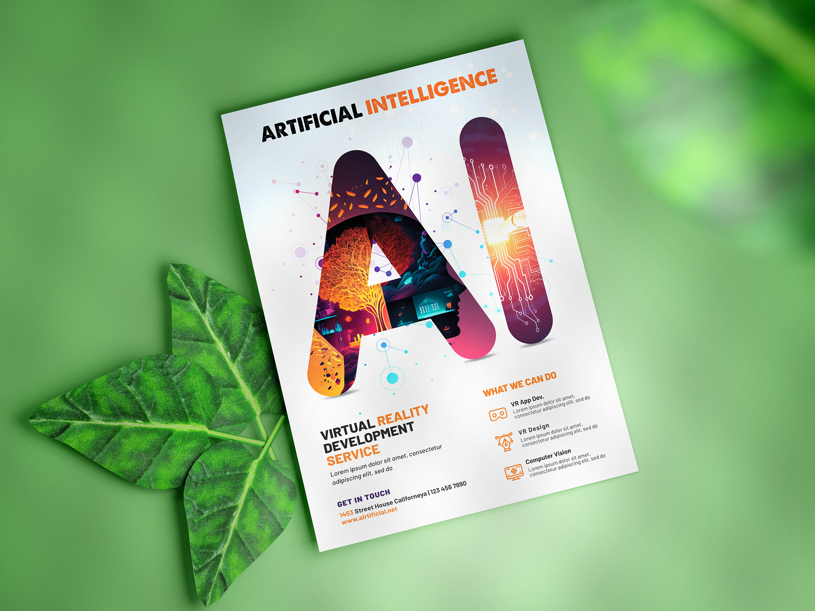 Artificial-intelligence Flyer Template by Md. Ariful Islam on Dribbble