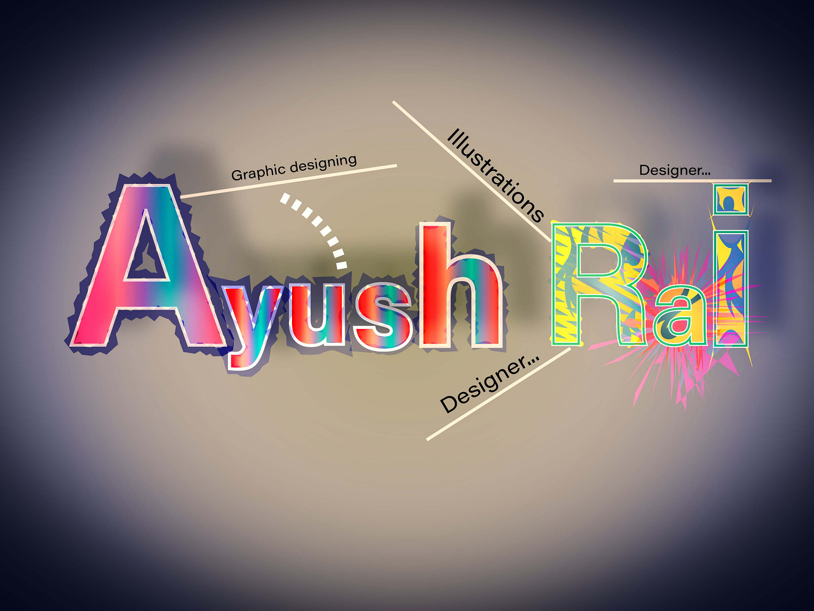 Text Project (Practice) by Ayush Rai on Dribbble