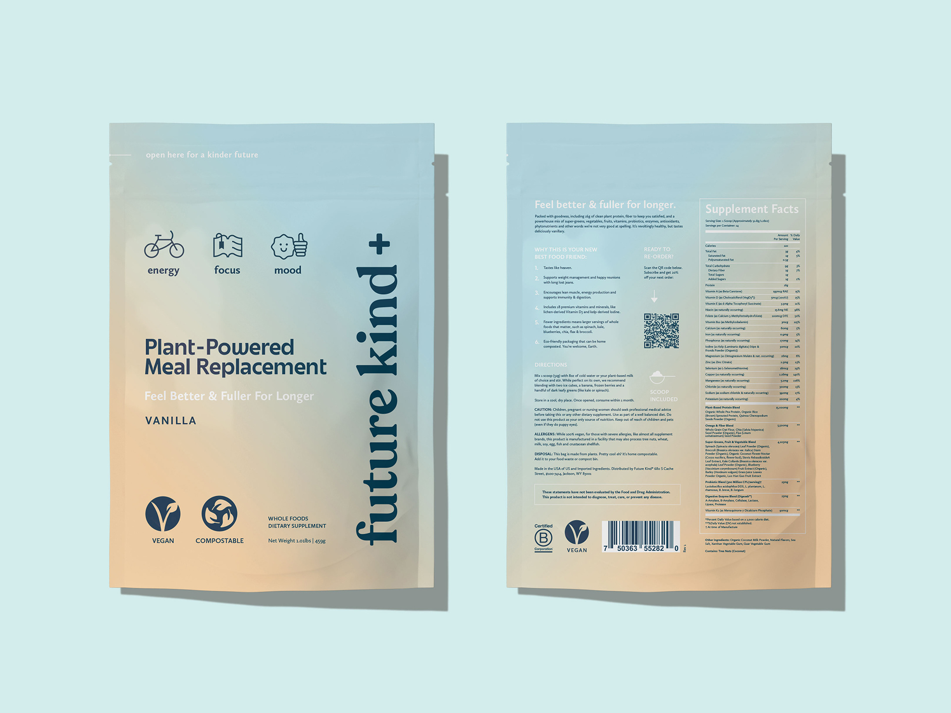 Future Kind - Supplements Rebrand by Necula Creative on Dribbble