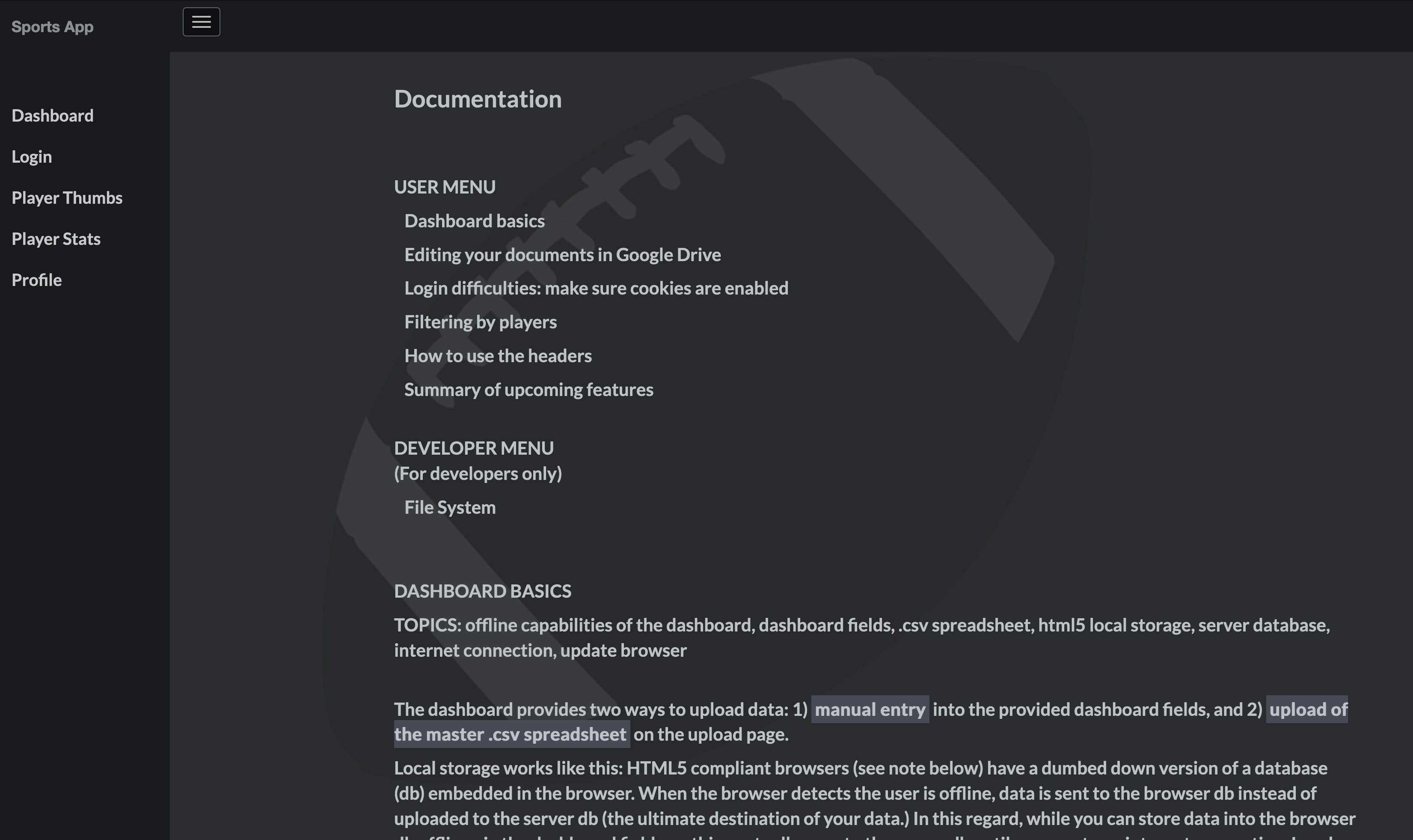 GM Jr Scouting (CSS-drawn front end UI shells for web app) by pionezero ...