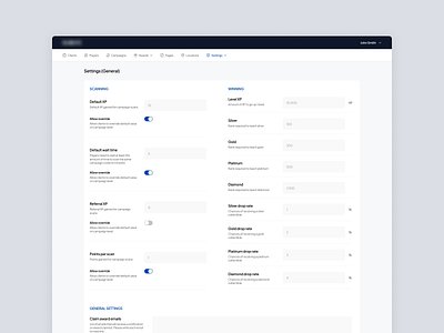 Settings Screen by Favour Momoh on Dribbble