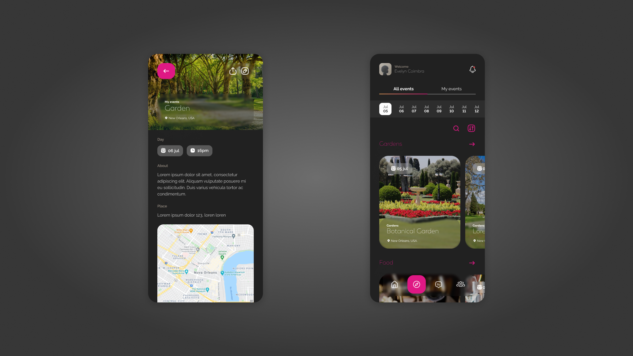Freelance Social Media Mobile iOS App by Daniela Passos on Dribbble
