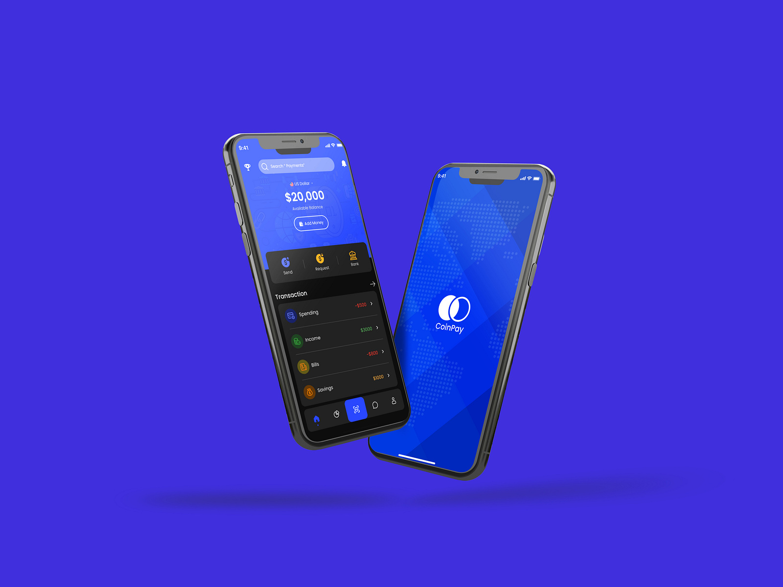 Coin-Pay Mobile App UI UX by Ali Hassan on Dribbble