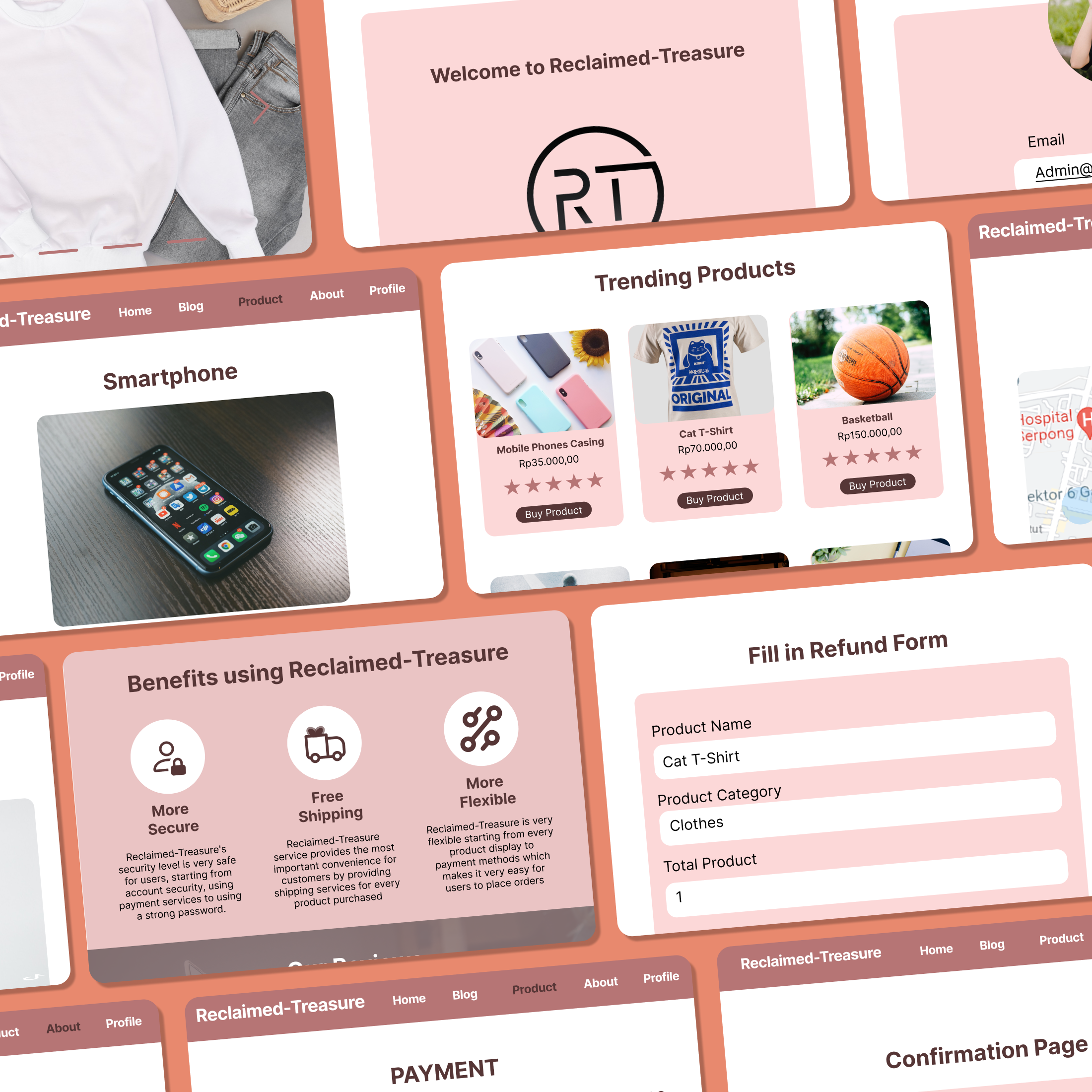 Reclaimed-Treasure UI/UX Design by Gladys Tanujaya on Dribbble