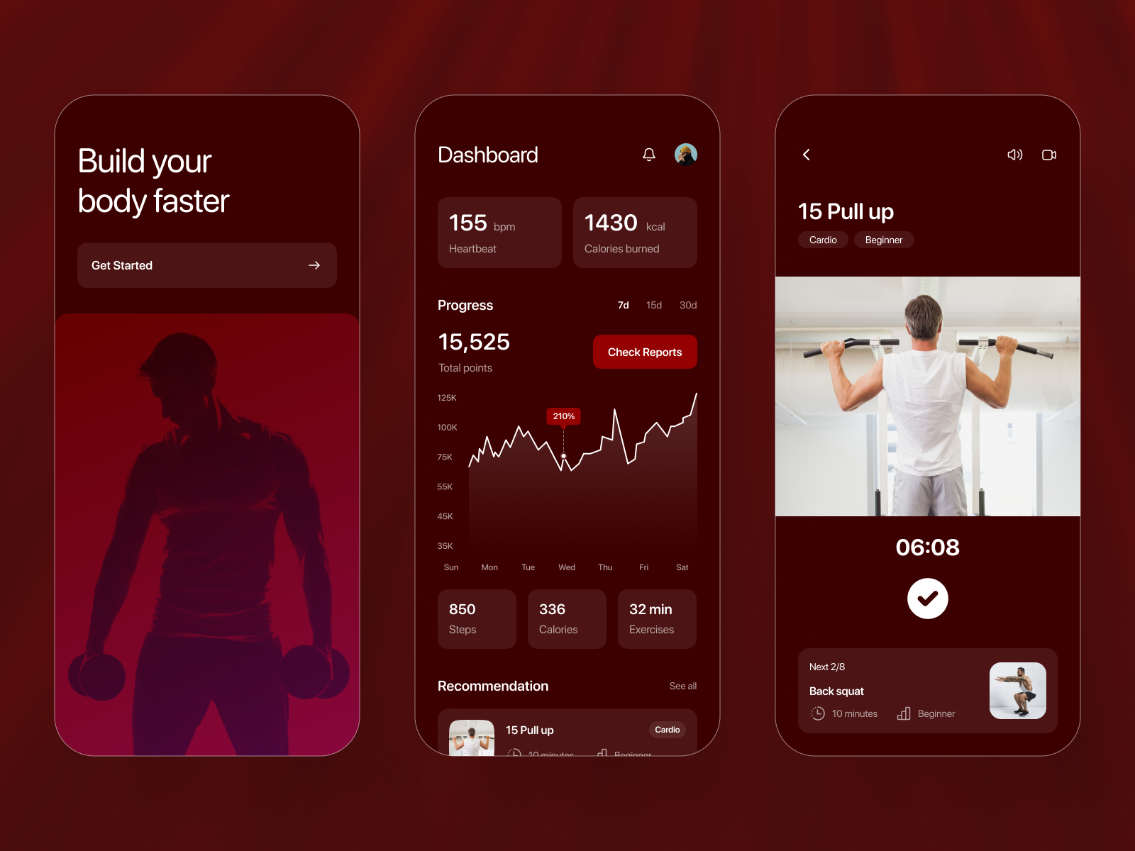 Fitness Tracker App by Raju Husen for Quari Lab on Dribbble