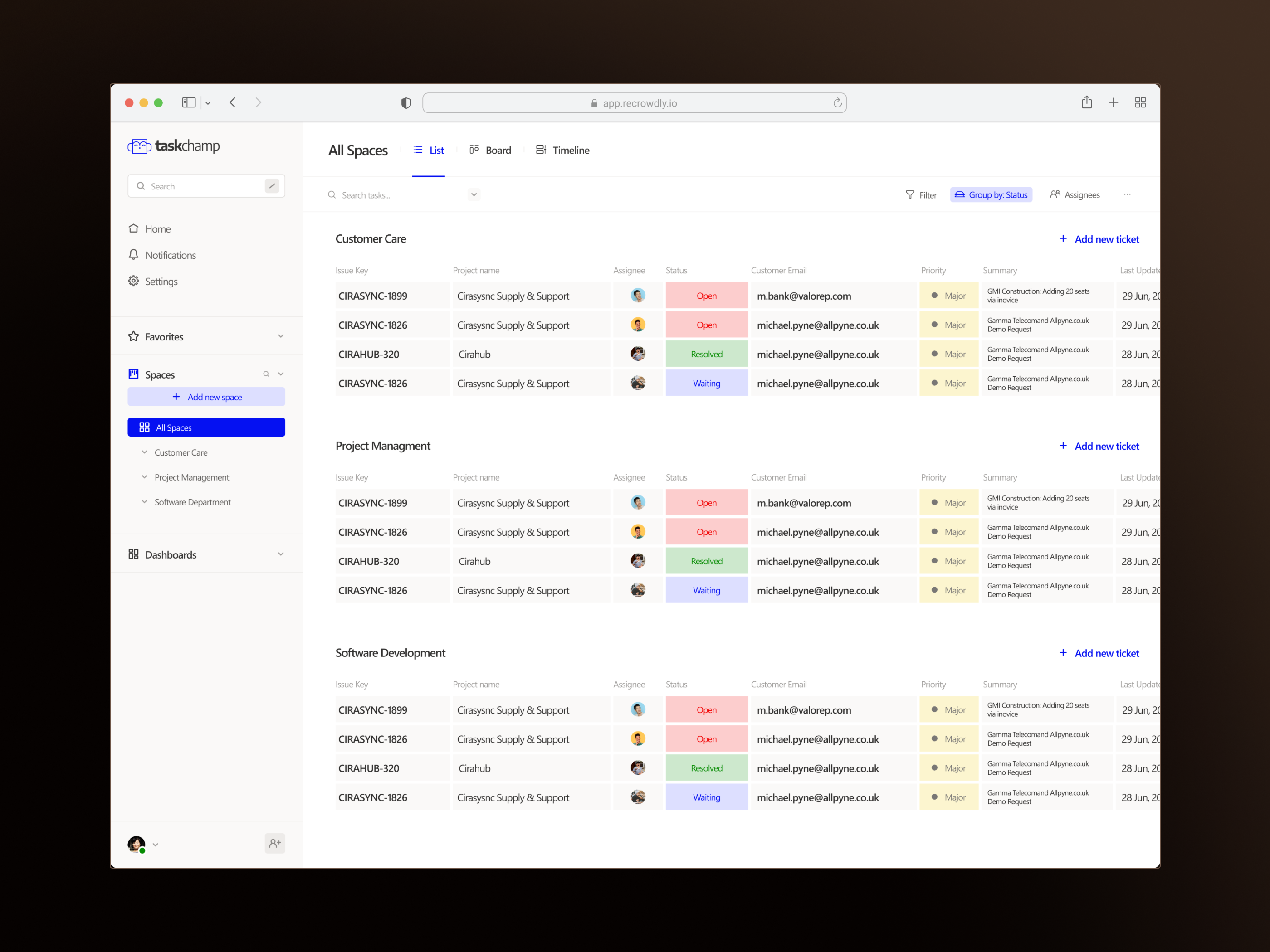 Ticket Management - Cira Help Desk by TAYYAB ⬤ PRODUCT → UX/UI on Dribbble