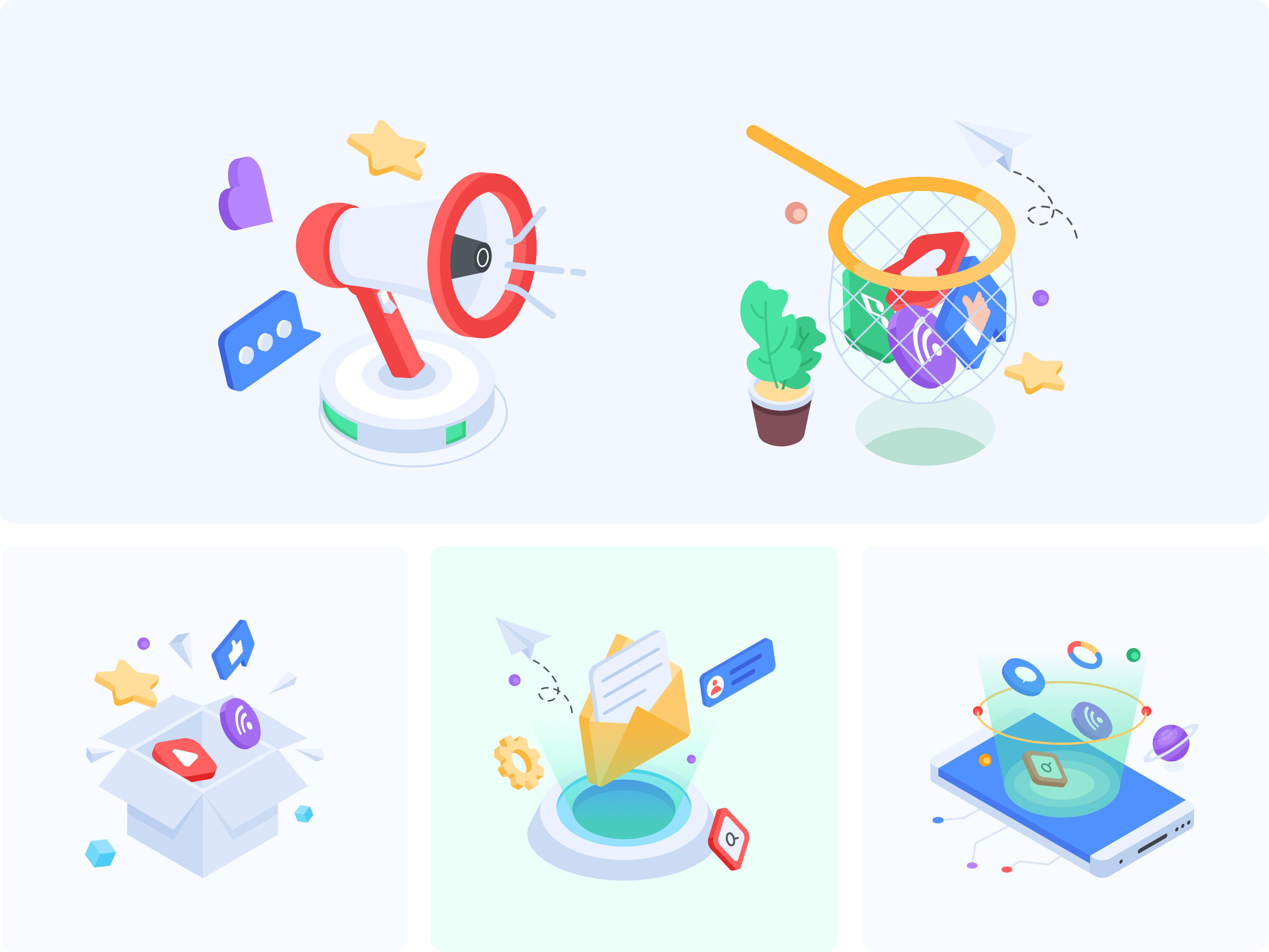 Animated Social Media Icons by Vectors Market on Dribbble