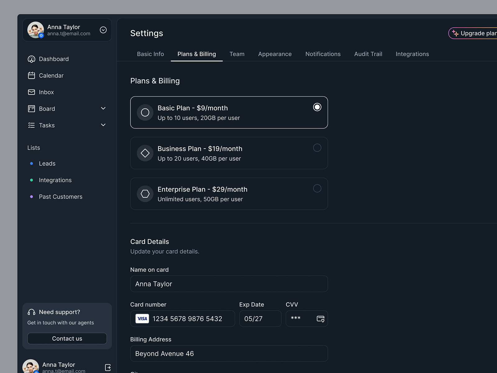 Billing Settings - Beyond UI by Beyond UI on Dribbble Billing Settings - Beyond UI by Beyond UI on Dribbble