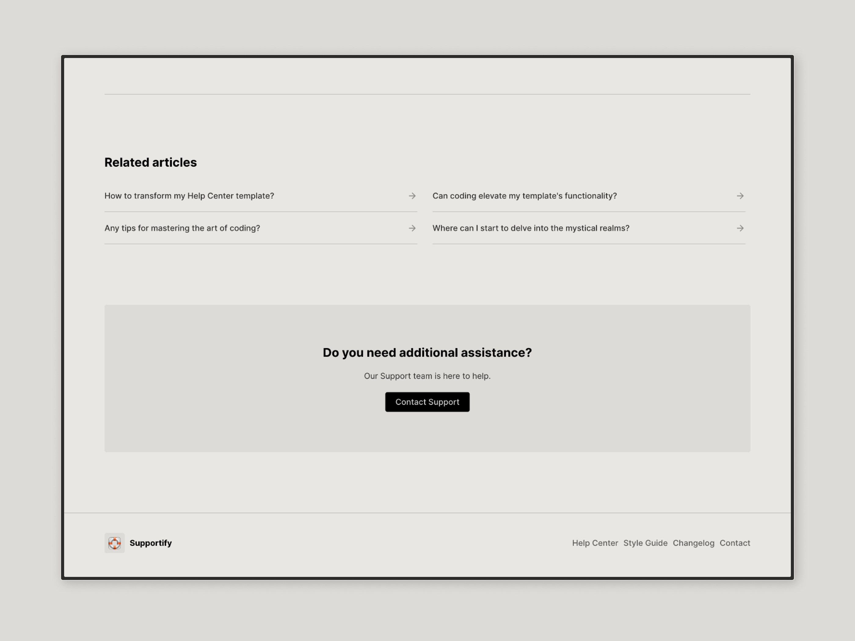 Supportify - Framer template by Anton Radionov on Dribbble