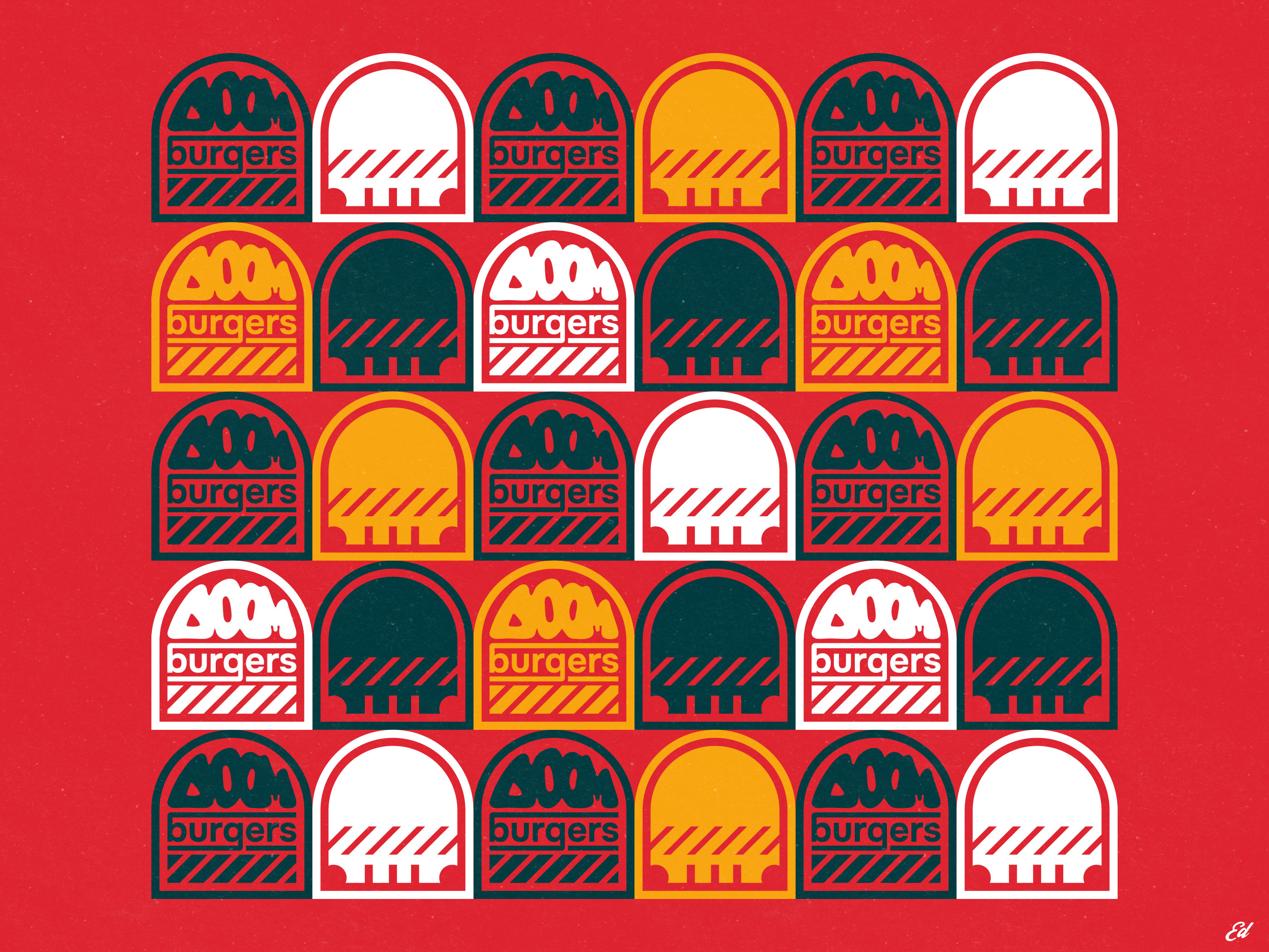 DOOM Burgers by Ed on Dribbble