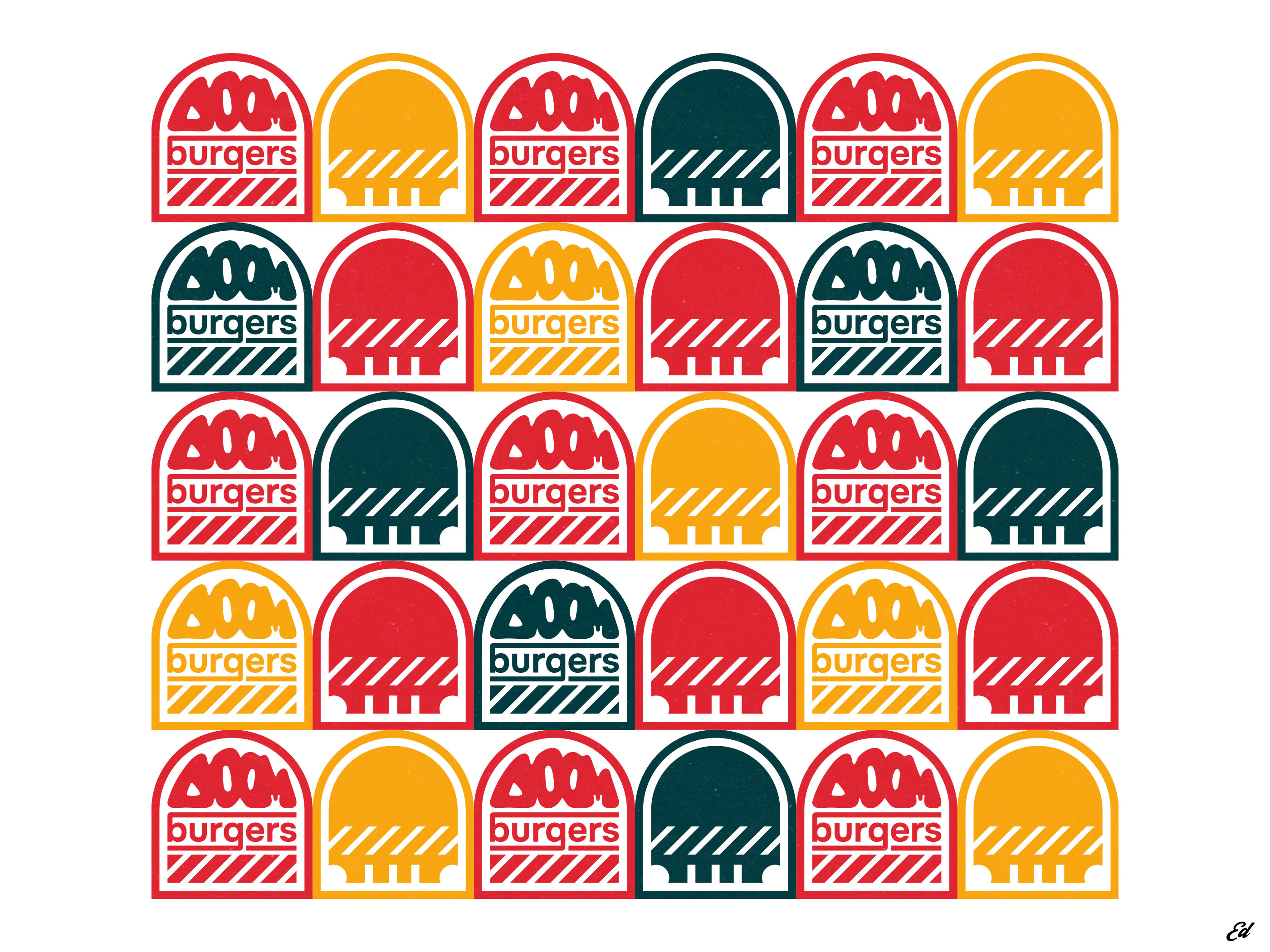 DOOM Burgers by Ed on Dribbble