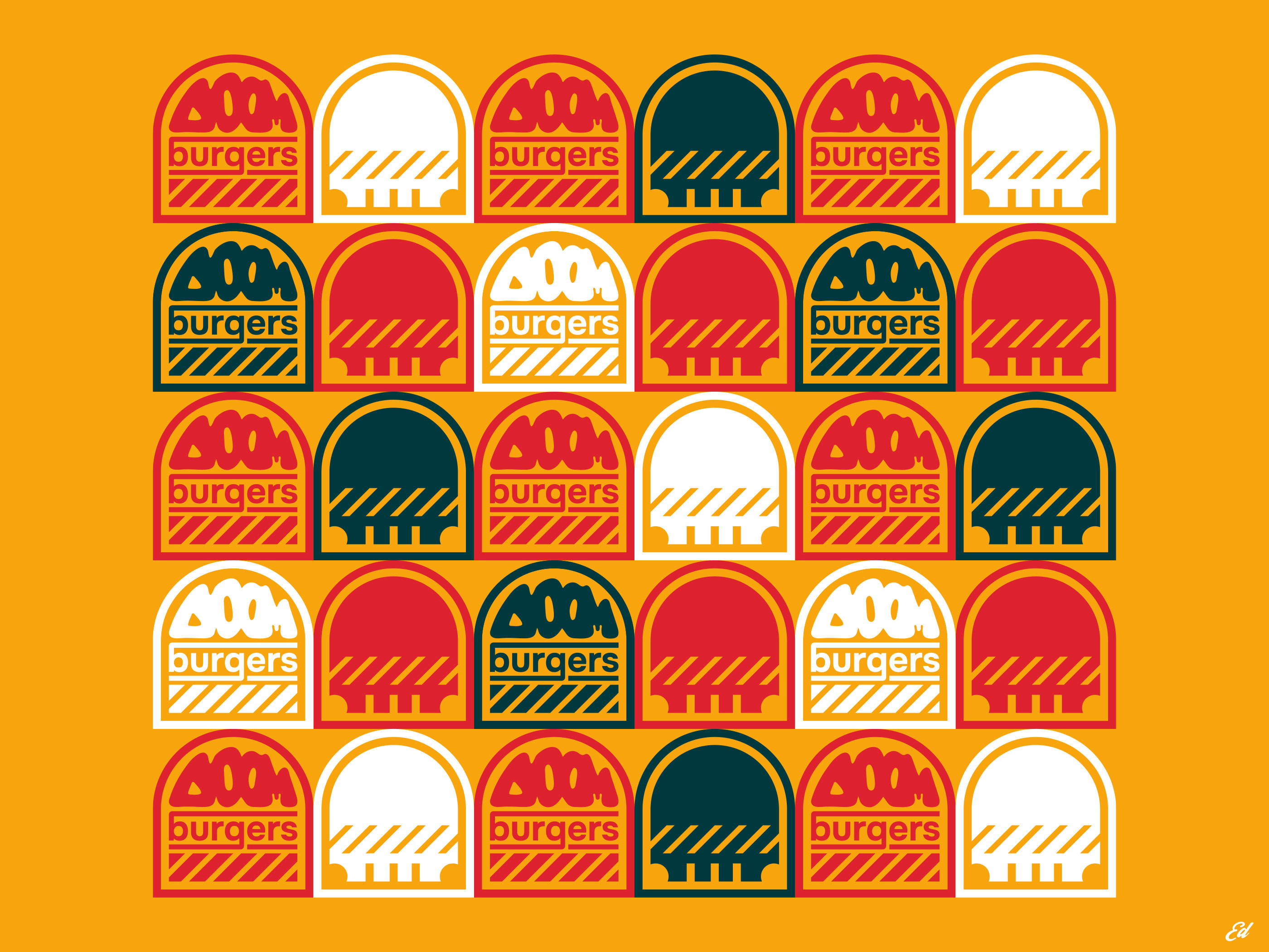 DOOM Burgers by Ed on Dribbble