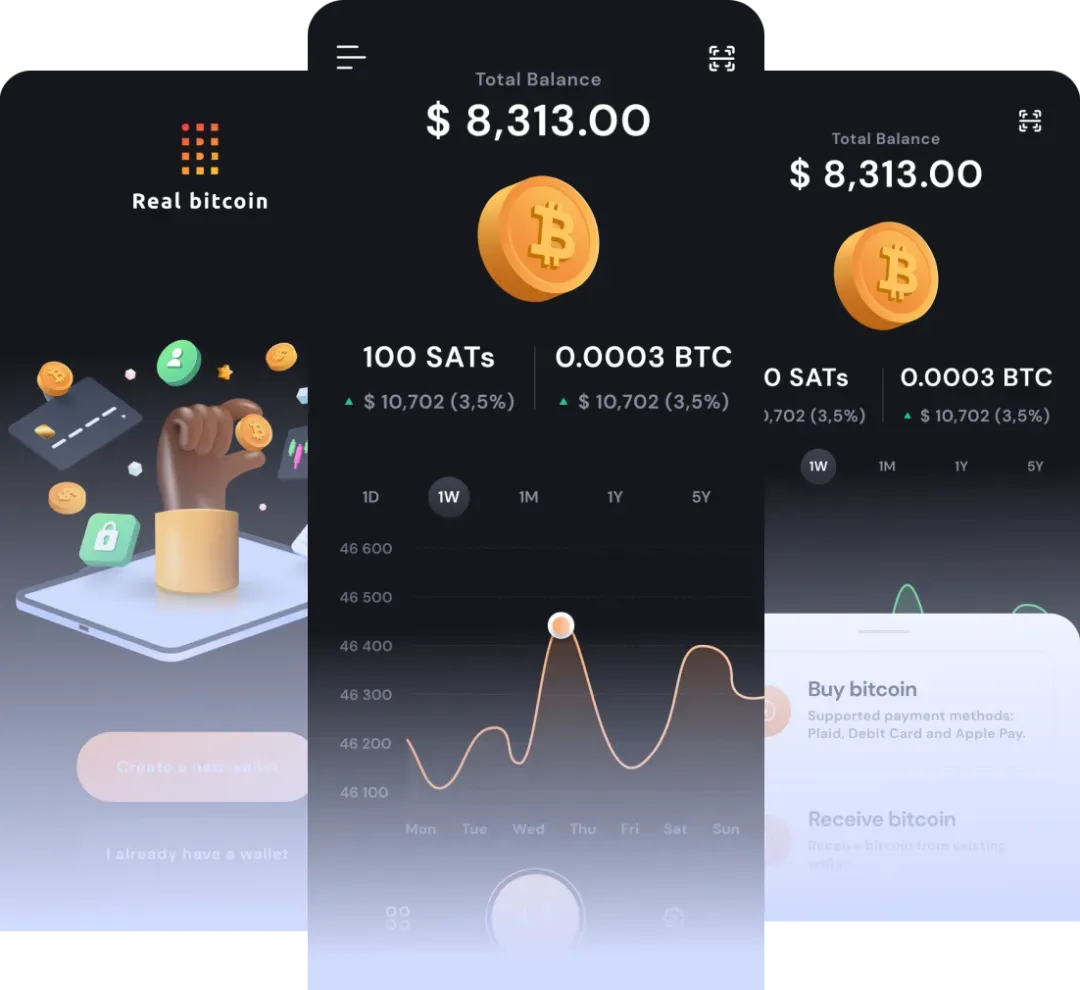 Real Bitcoin App Case Study by Charly Agency on Dribbble