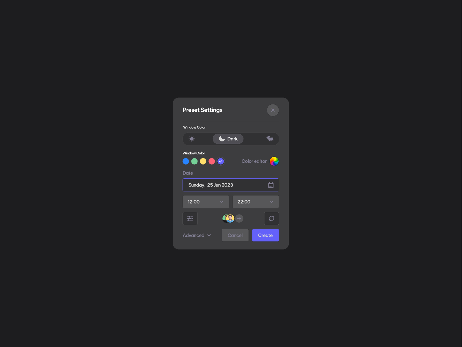 Dark Theme Software UI : Project Settings by Rafsan Sakir Morshed on ...
