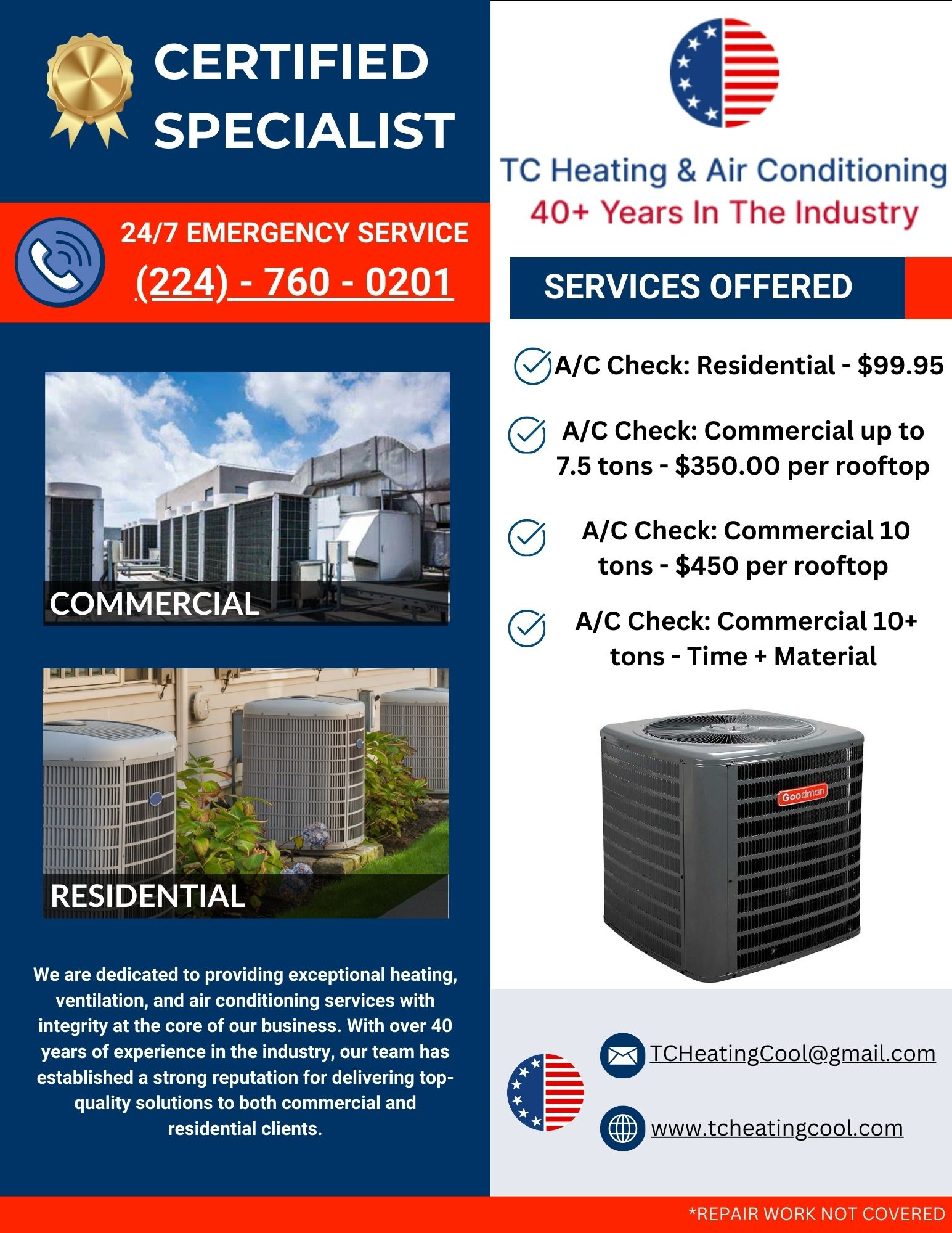 HVAC Flyer by Aman Malik on Dribbble