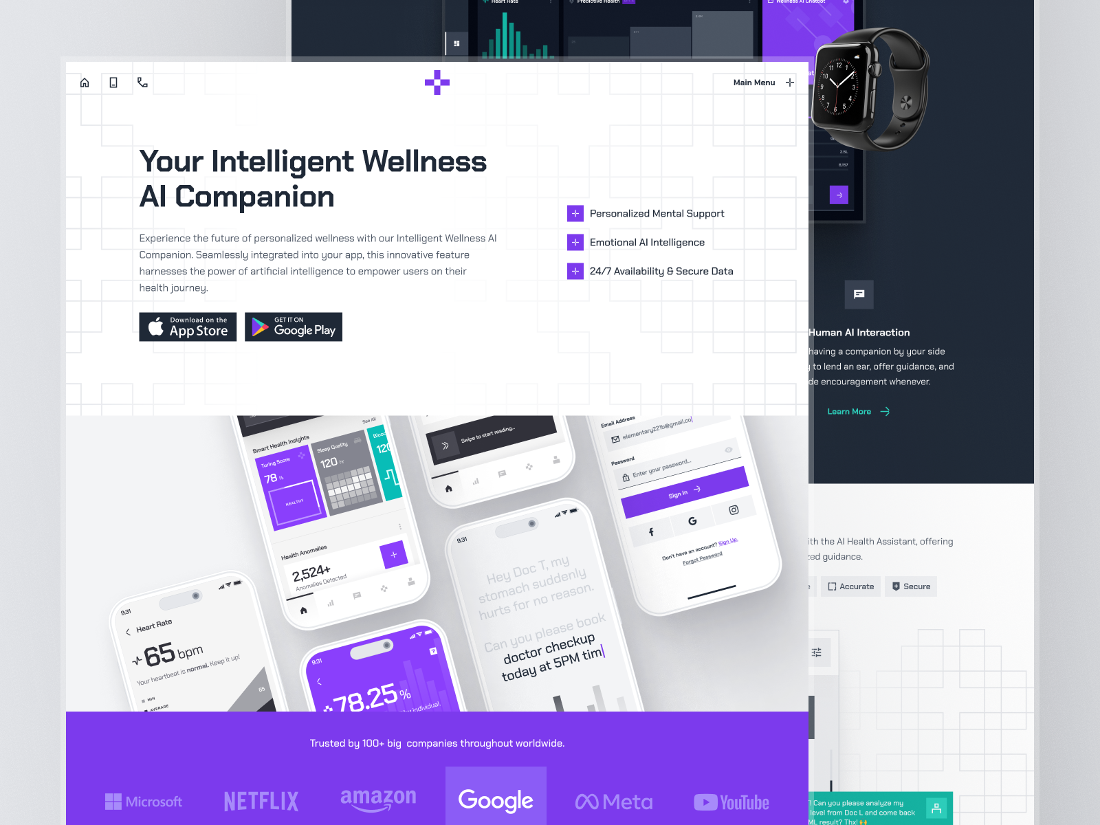 turing Web UI: AI Smart Healthcare | Predictive Health by strangehelix ...