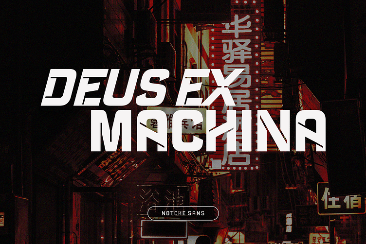 Notche - Digital Matrix Sans by Creatifont Studios on Dribbble
