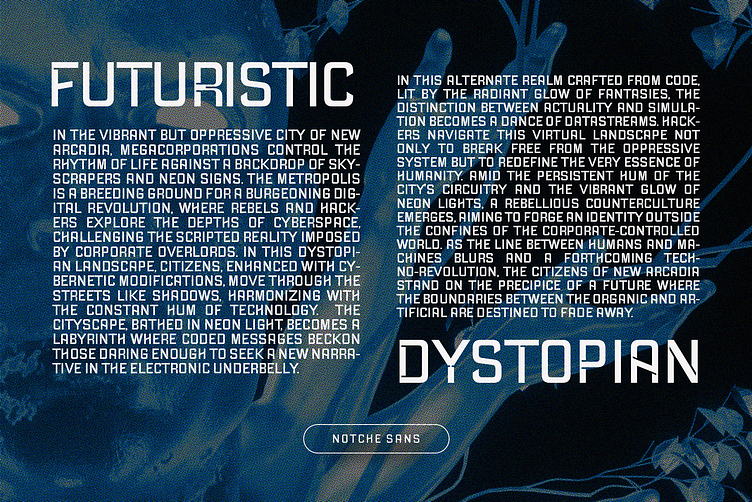 Notche - Digital Matrix Sans by Creatifont Studios on Dribbble
