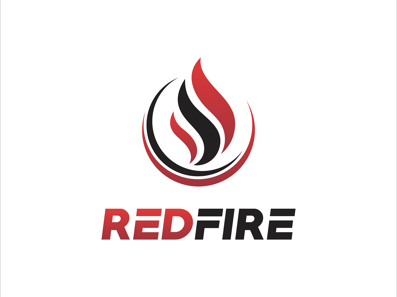 RED FIRE LOGO DESIGN by Design Hub on Dribbble