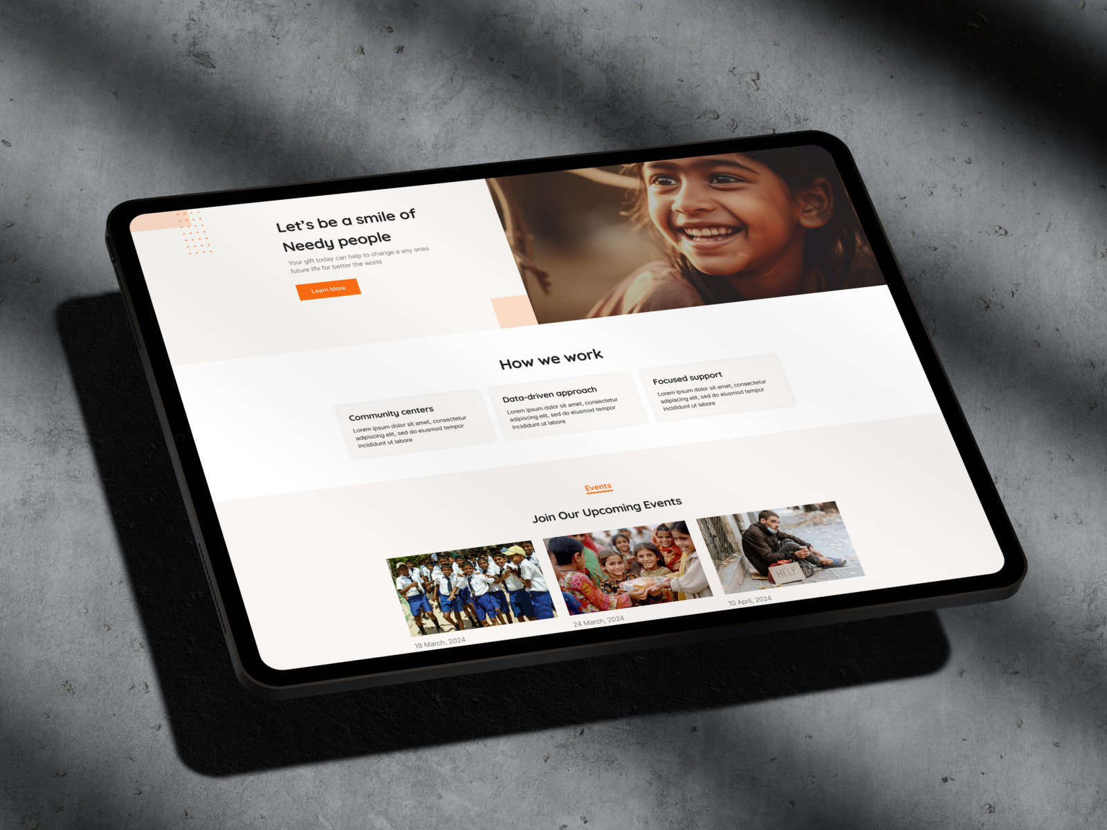 Charity & Donation Web Design💝 by Dreamvision Infotech on Dribbble