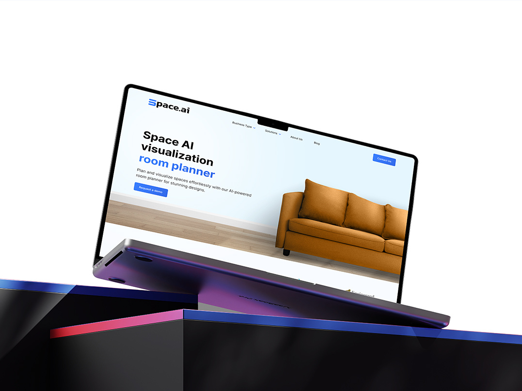 Space AI website design by Peanut Square LLP on Dribbble