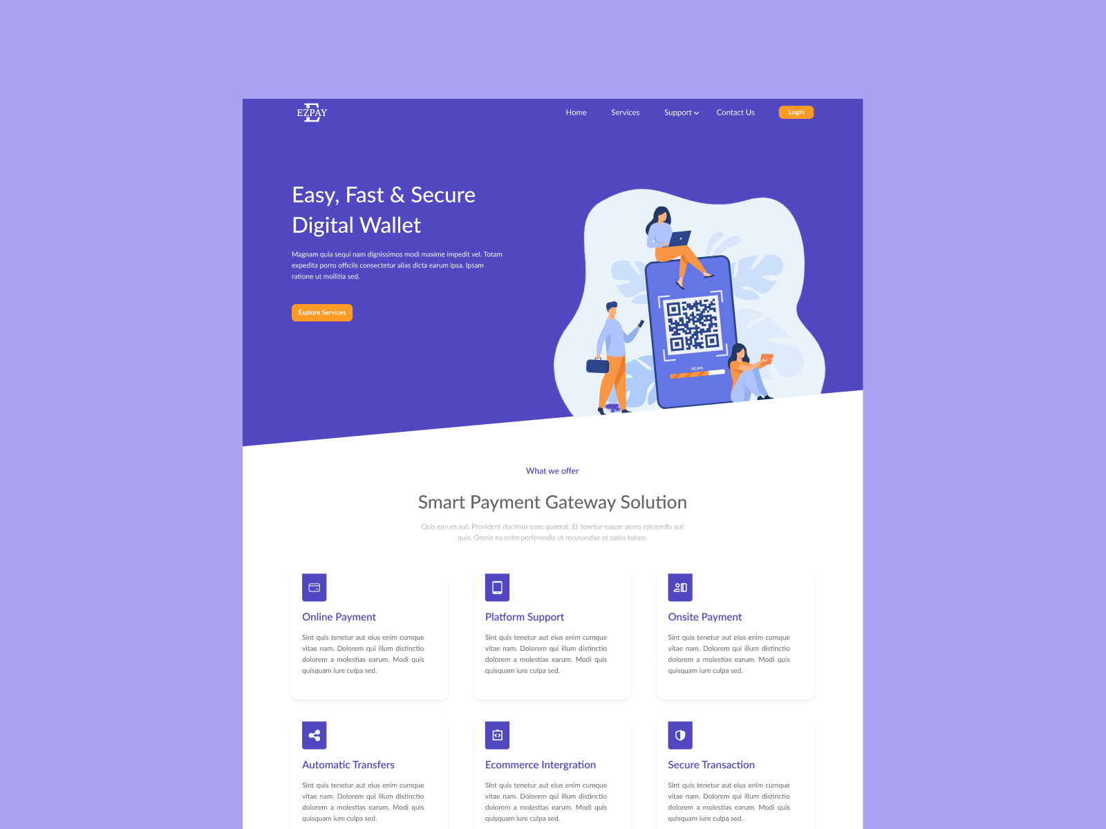 Digital Wallet by Jyotsana on Dribbble