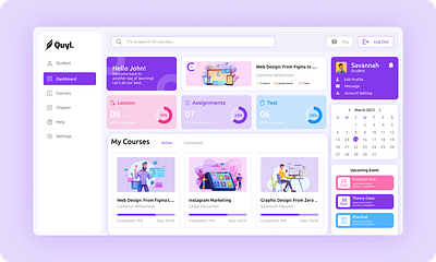LMS Dashboard Design by Abdul Ahad on Dribbble