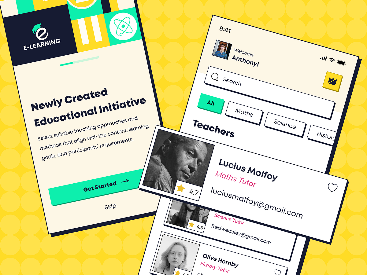 Elearning App designs, themes, templates and downloadable graphic ...