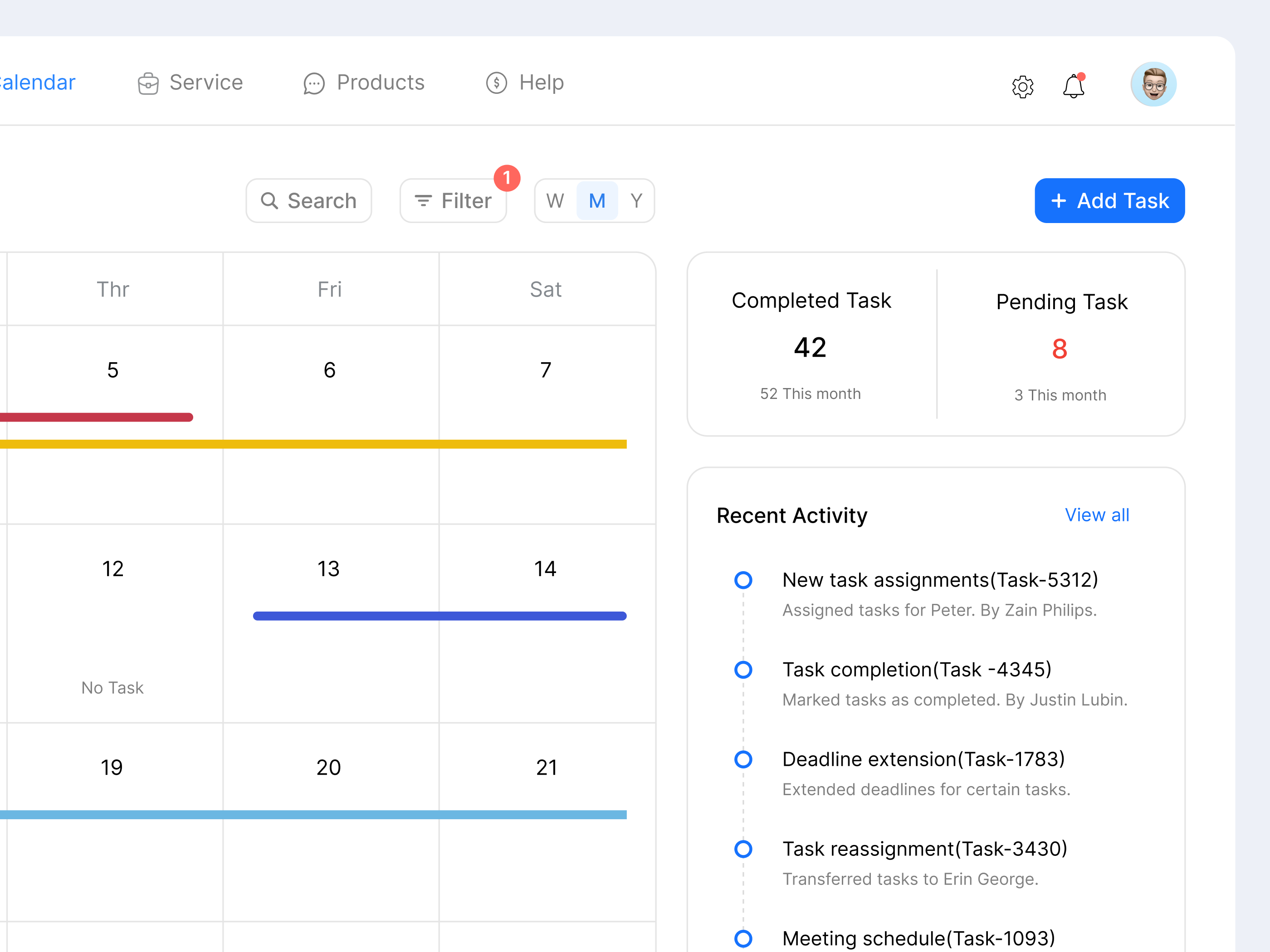 📅Calendar UI Design Concept by Saravanan on Dribbble