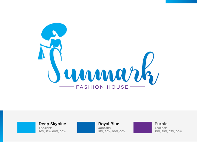 Sunmark Fashion House Logo | Ladies Fashion Logo | DesignoFly by ...