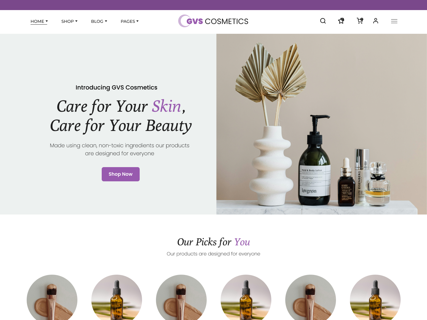 GVS COSMETICS WEBSITE by Victoria Ikechukwu on Dribbble