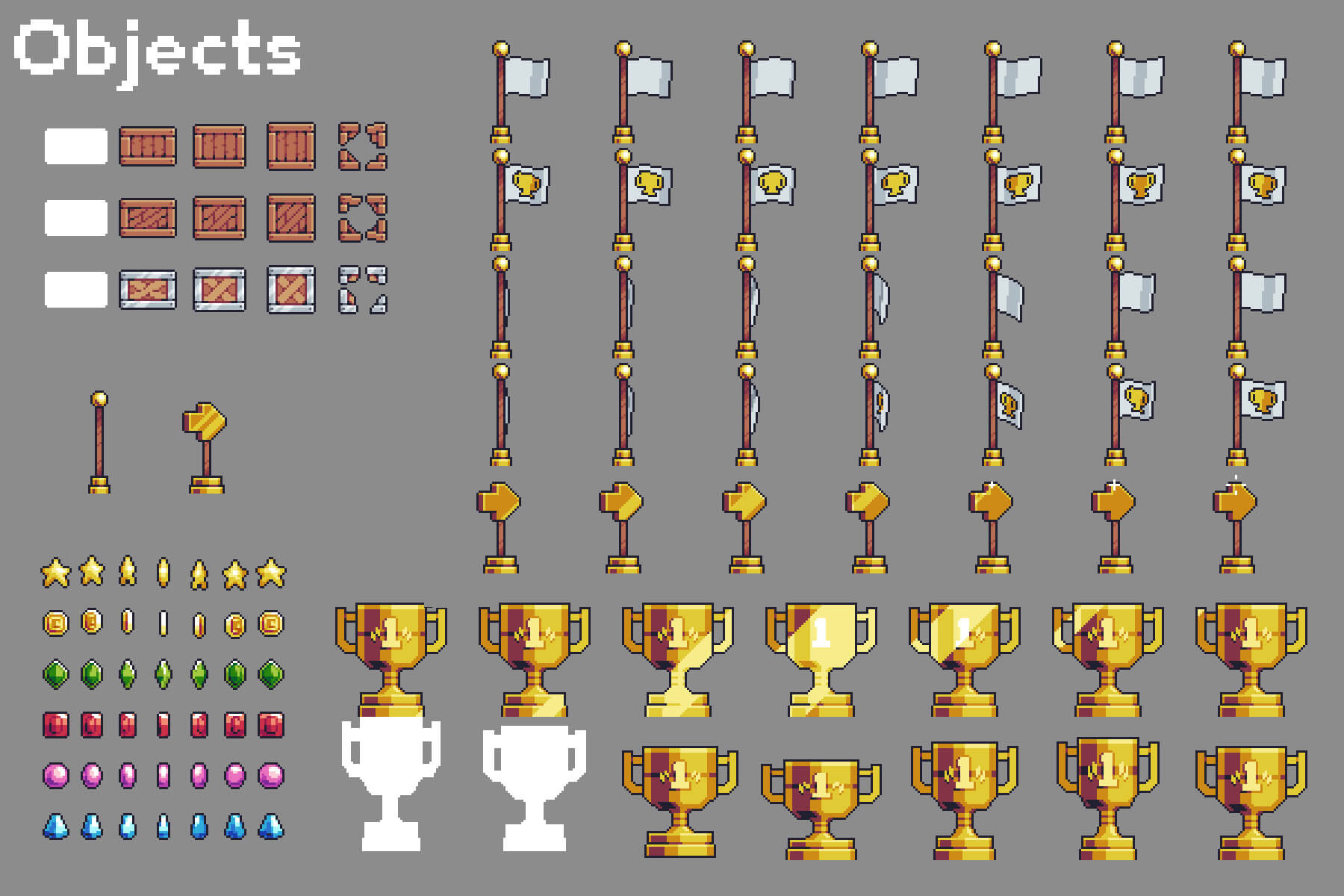 Free Simple Platformer Game Kit Pixel Art by 2D Game Assets on Dribbble