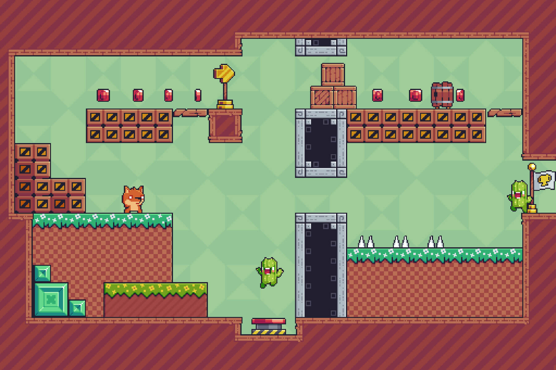 Free Simple Platformer Game Kit Pixel Art by 2D Game Assets on Dribbble