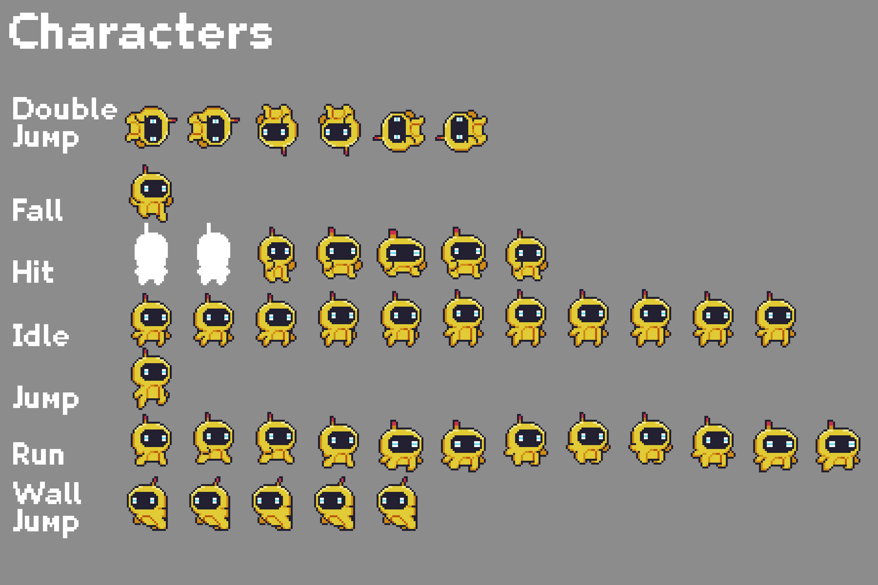 Free Simple Platformer Game Kit Pixel Art by 2D Game Assets on Dribbble