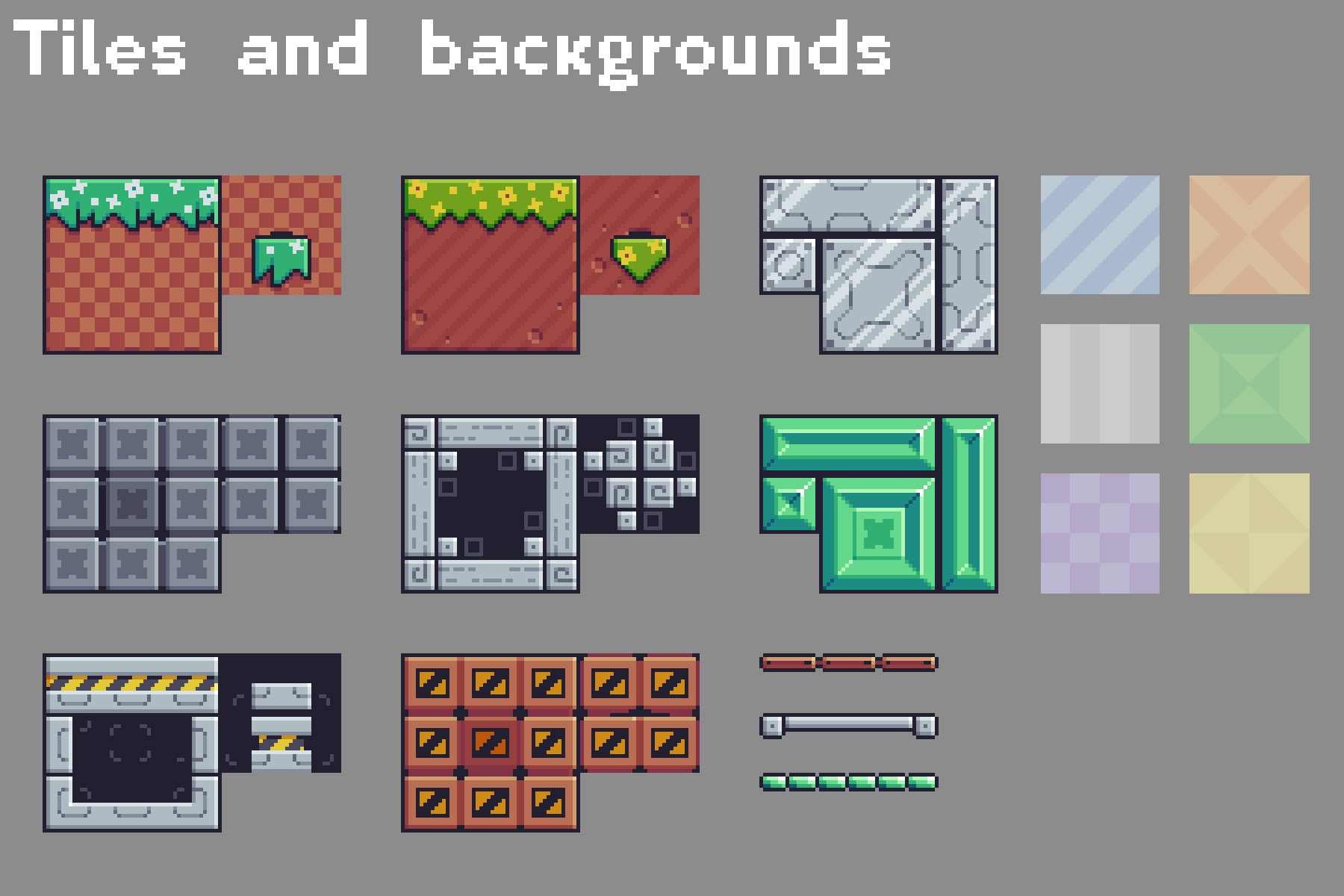 Free Simple Platformer Game Kit Pixel Art by 2D Game Assets on Dribbble