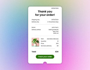 Payment Receipt Design by Jay Dumadiya on Dribbble