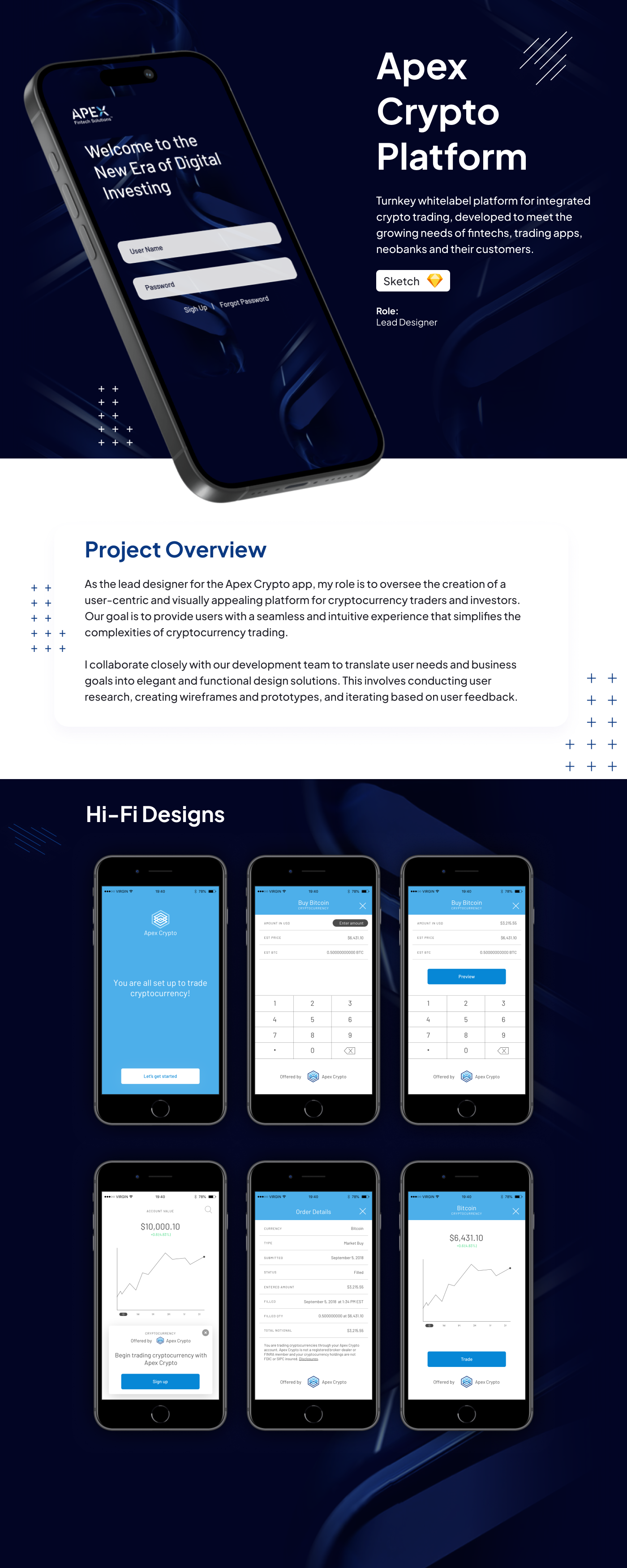 Apex Crypto POC by Luke Luber on Dribbble