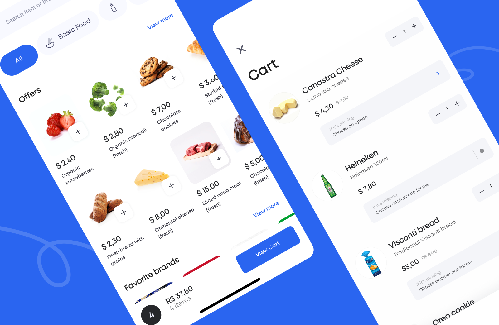YumDash - Supermarket App 🍉🍌 by Larissa Santi on Dribbble