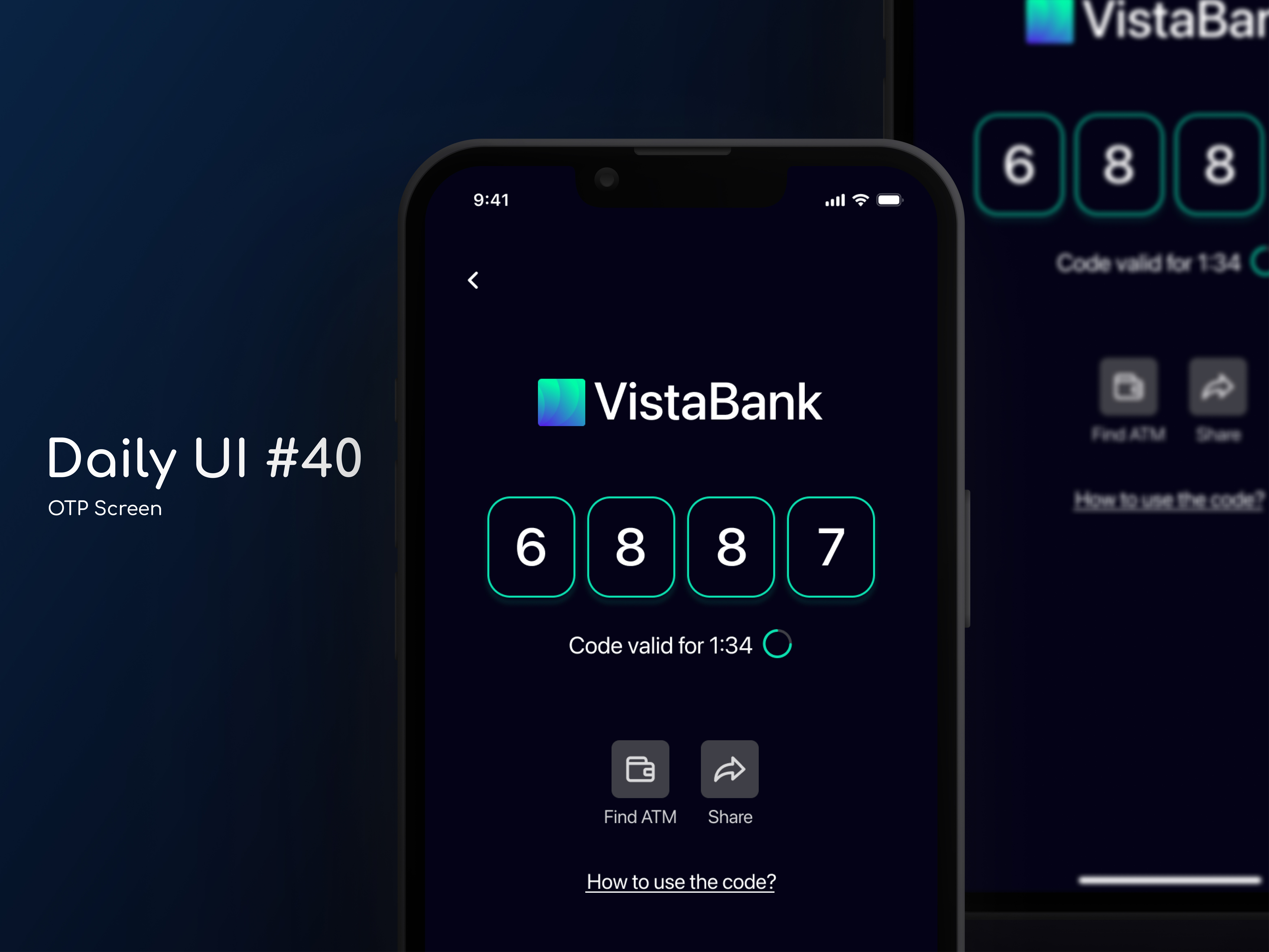 OTP Screen by Benginur Hajjaj on Dribbble