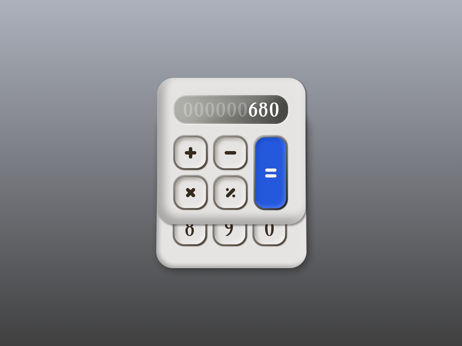 Mini Calculator By Deepti Mandlekar On Dribbble 