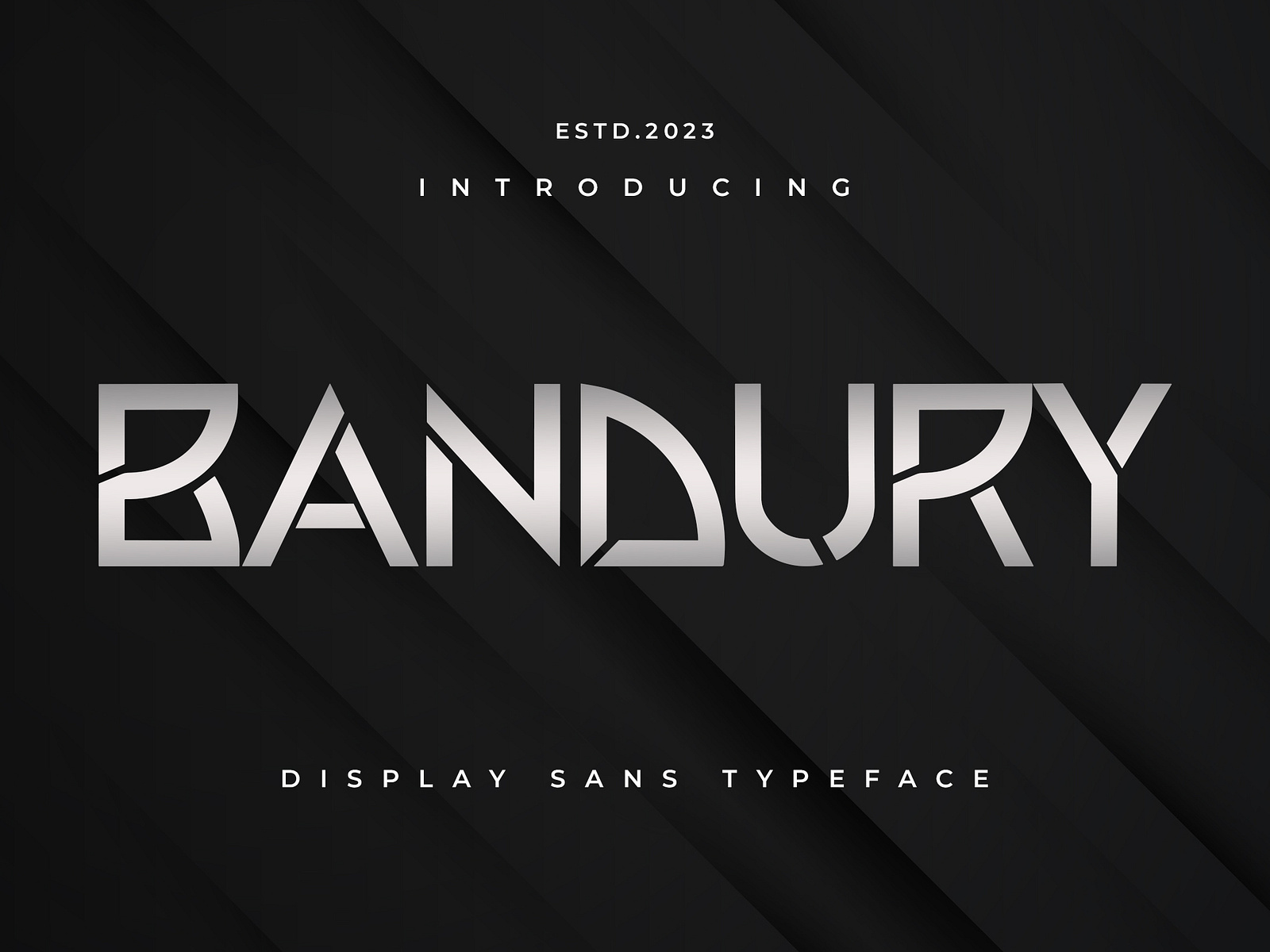 BANDURY - Display Sans Typeface by Enative Design on Dribbble