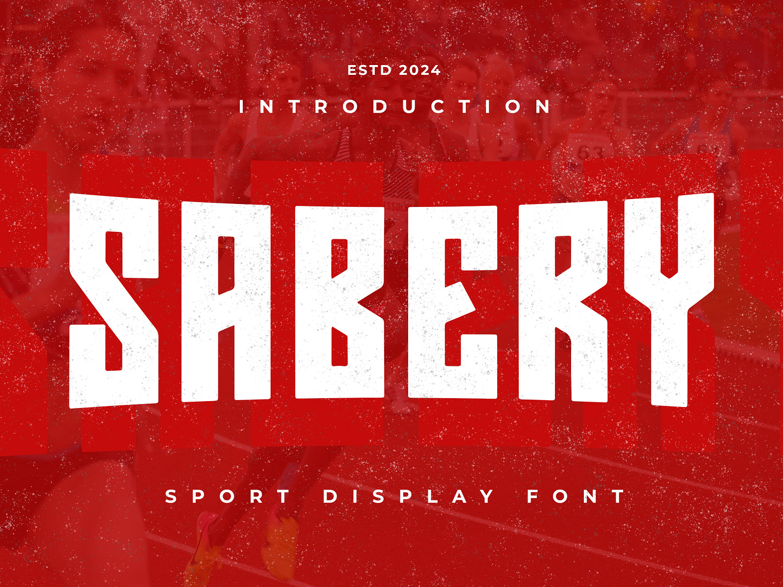 SABERY - SPORT DISPLAY FONT by Enative Design on Dribbble