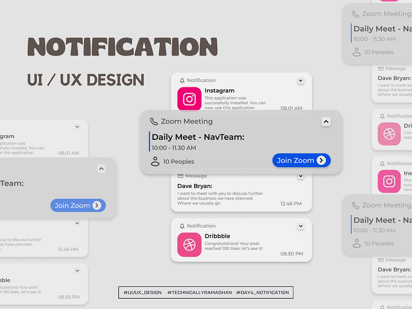 Browse thousands of Notification Card images for design inspiration ...