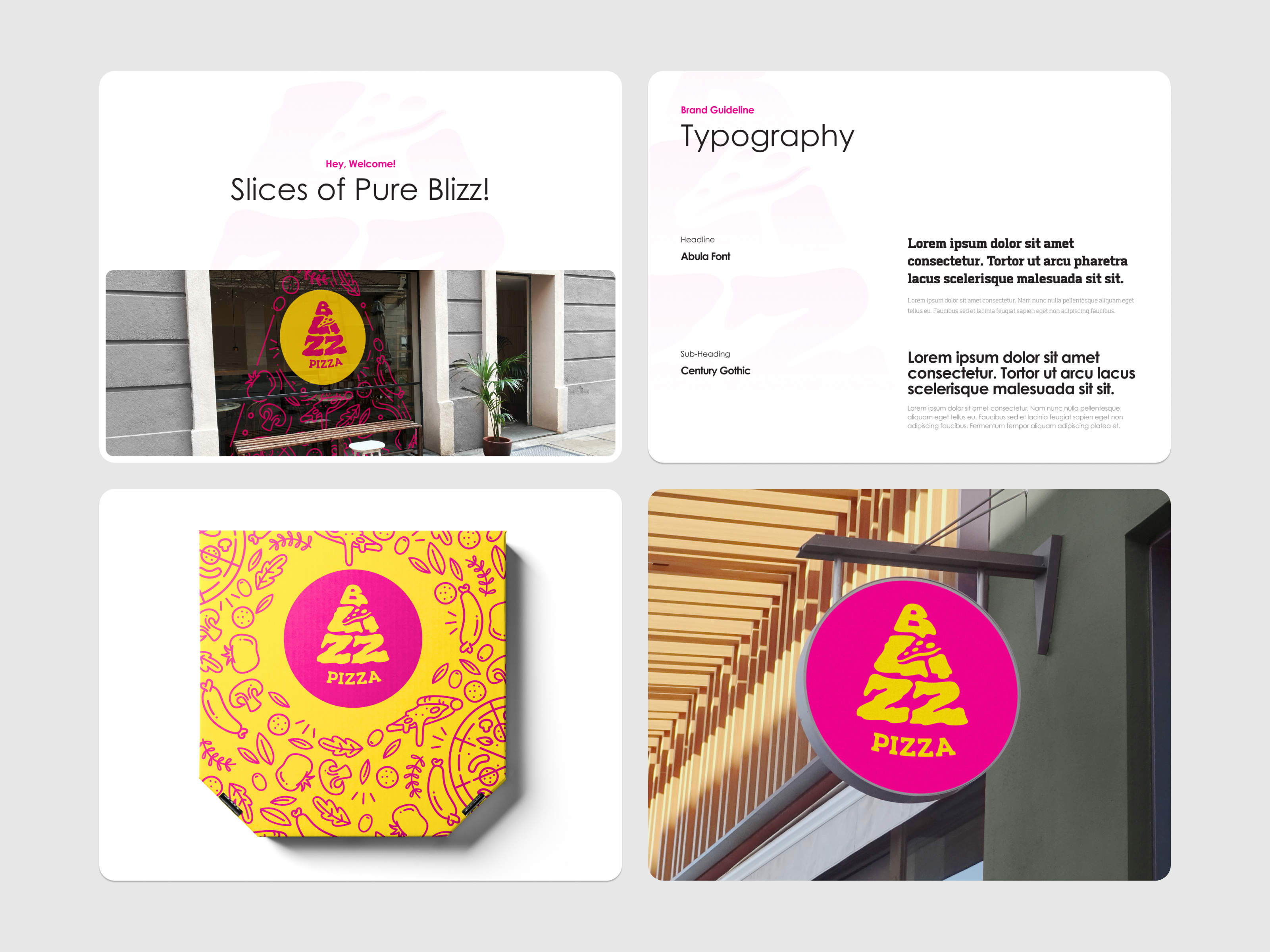 Blizz Pizza - Brand Guidelines by March Fonda on Dribbble
