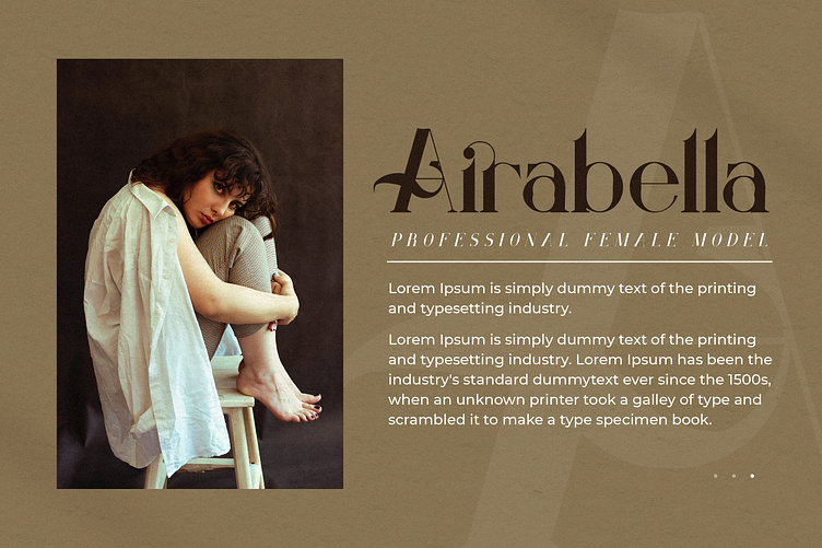 Jirawell - Modern Vintage Serif Font by Jeritype on Dribbble