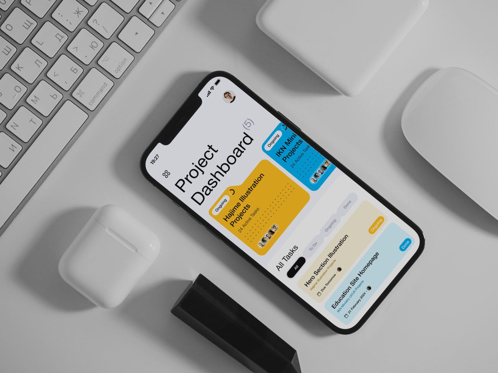 Projectify - Project Management Mobile App by Vektora UIUX for Vektora on Dribbble